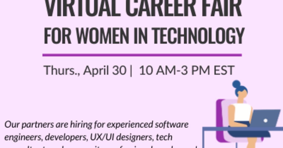 Virtual Career Fair for Women in Technology