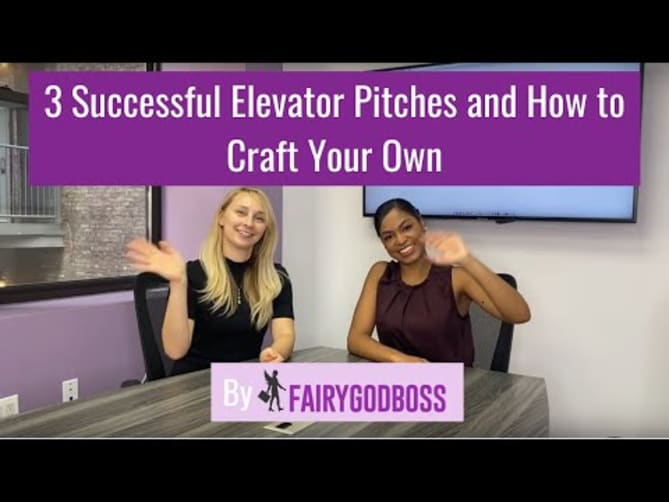 Want to know how to craft a stellar elevator pitch? Then watch this ...